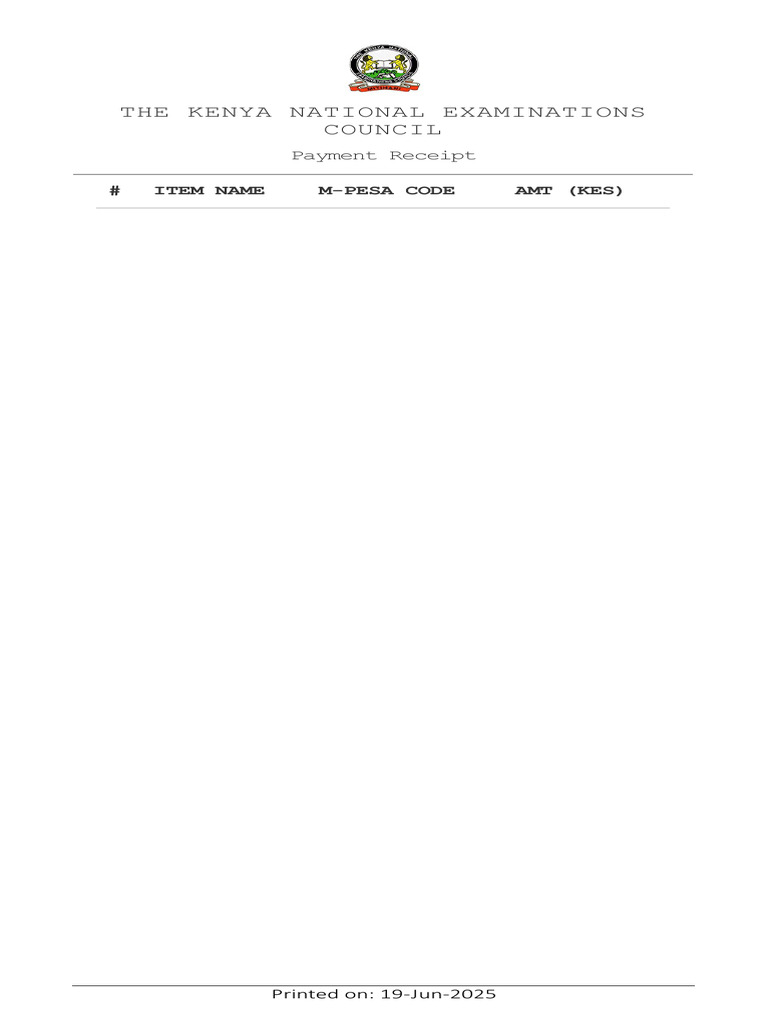 RPT Payment Receipt | PDF