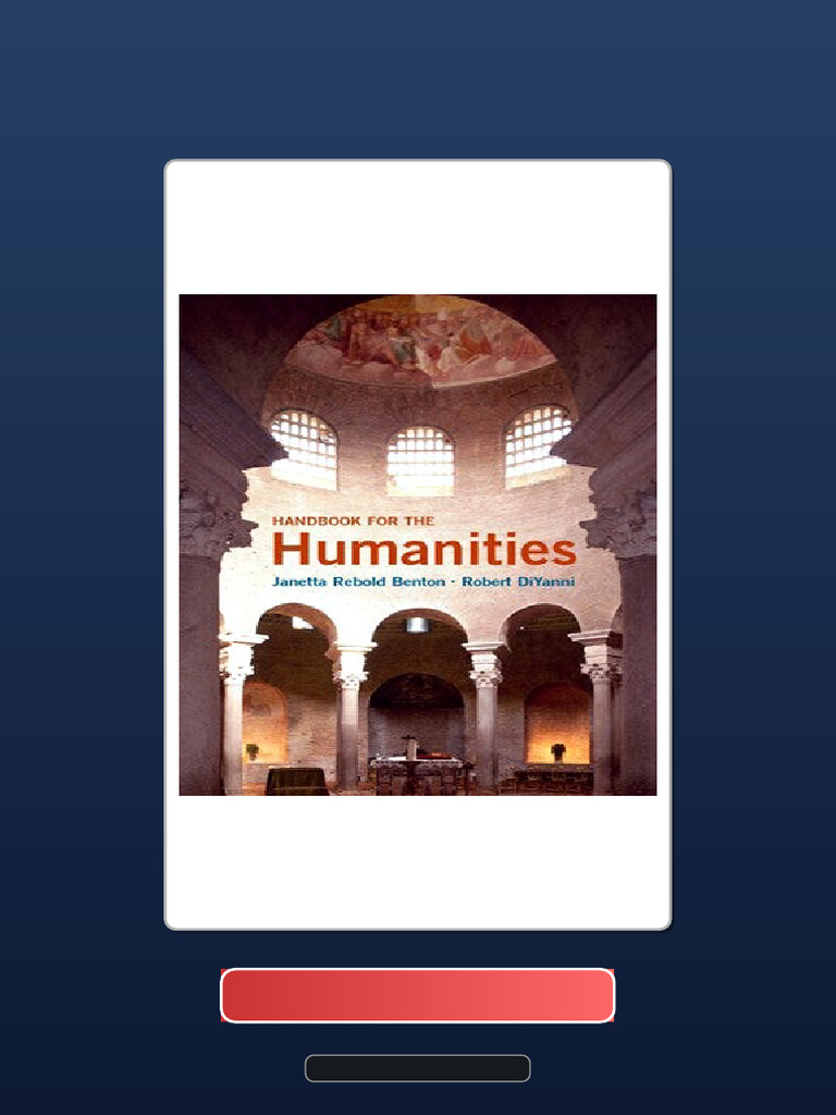 Verified PDF Download Handbook For The Humanities 1st Edition DiYanni ...