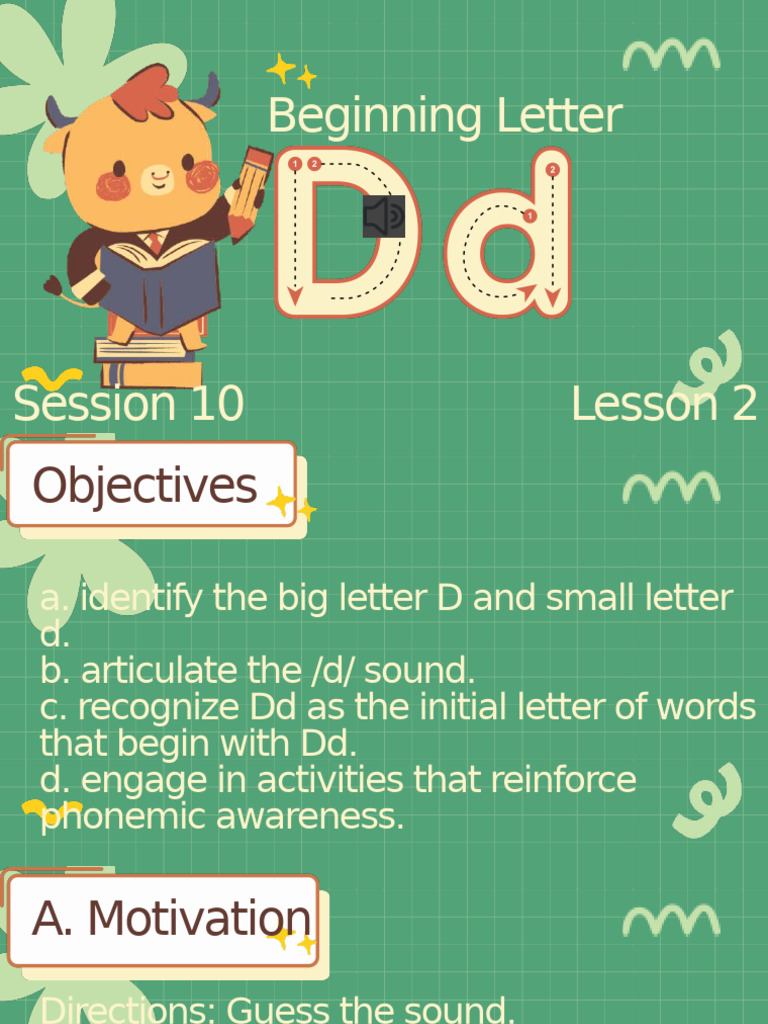 Learning Letter D: Activities & Stories | PDF