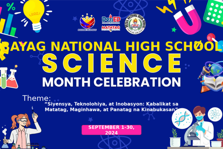 Science Month Celebration 2024 (Tarp Layout) | PDF