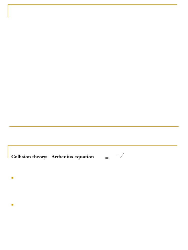 Collision Theory and Reaction Kinetics | PDF | Reaction Rate | Chemical ...
