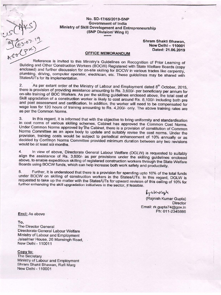 RPL Guidelines of MSDE | PDF