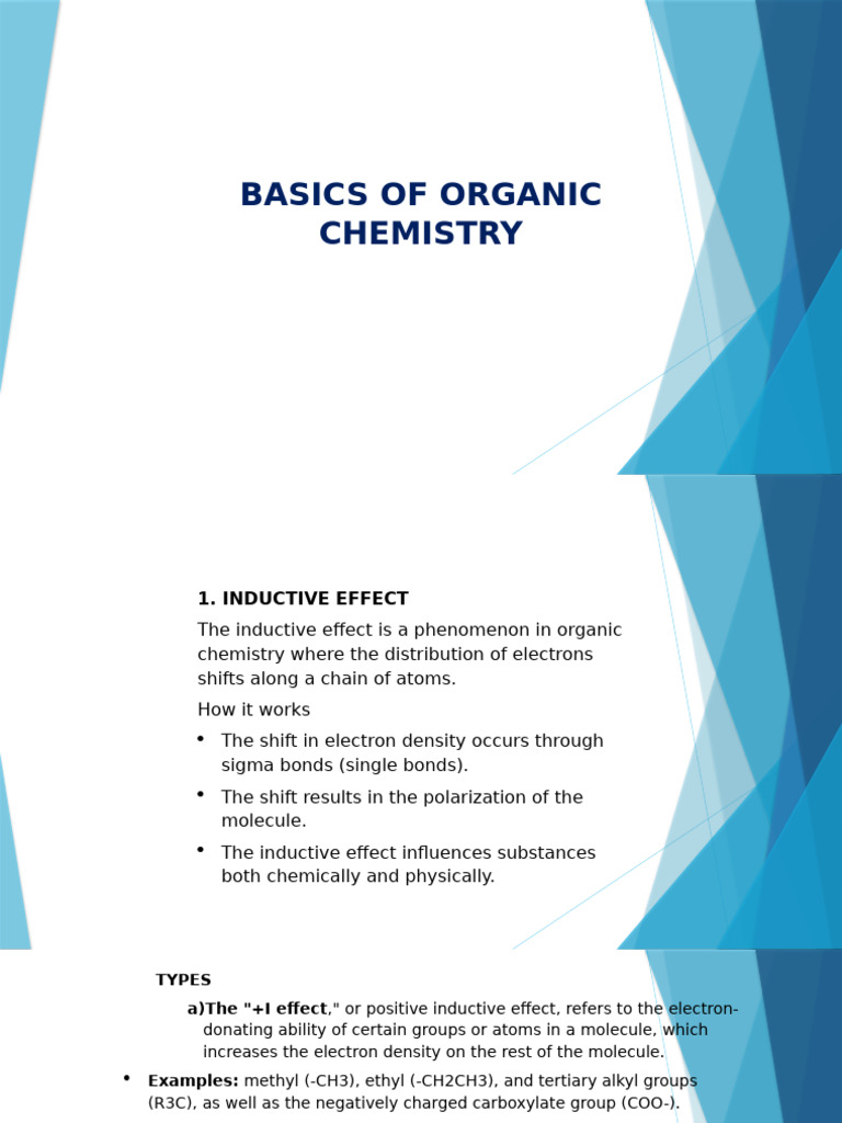 Basics of Organic Chemistry-1 | PDF | Chemical Bond | Chemical Polarity