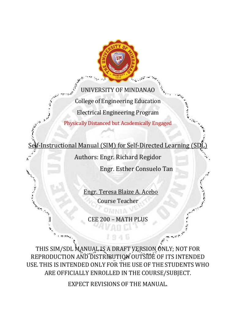 CEE 200 SIM (Temporary) | PDF | Rational Number | Bracket