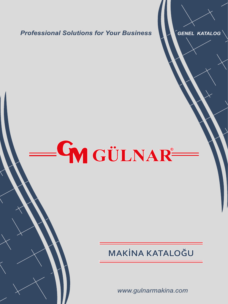 GÜLNAR MAKİNA KATALOG | PDF