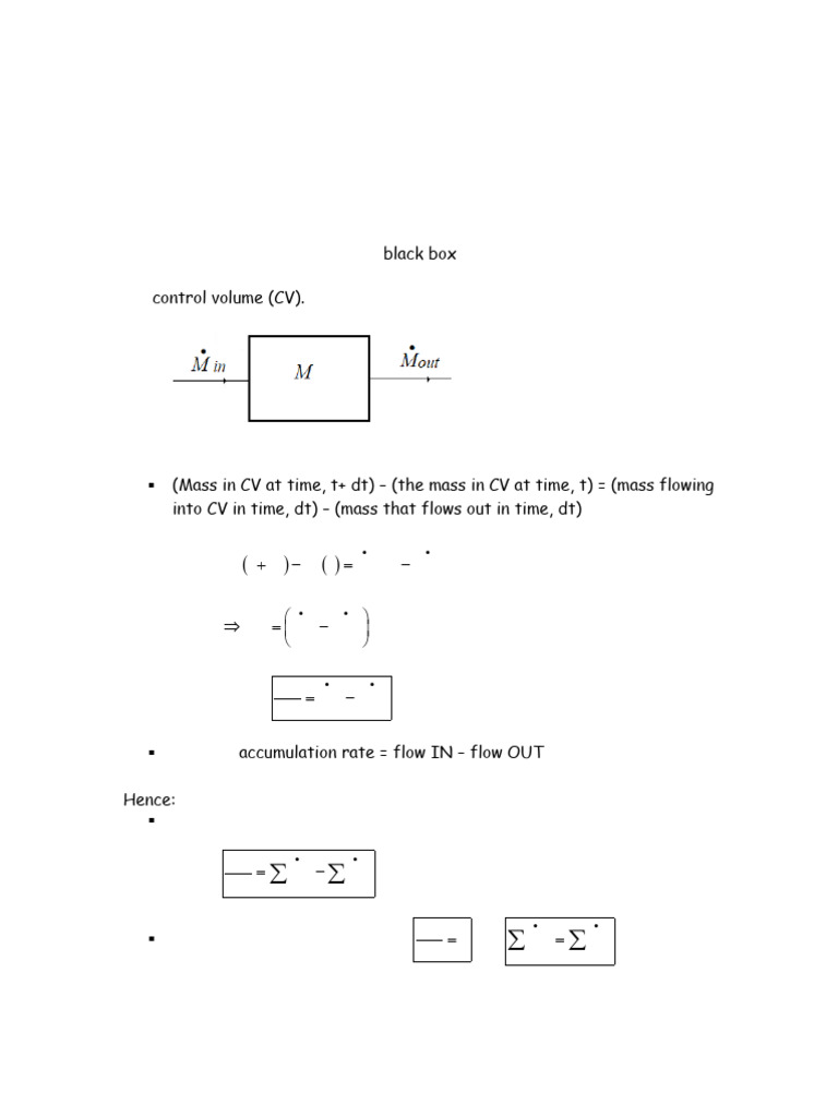 Handout 3 - Material Balances I | PDF | Filtration | Stoichiometry