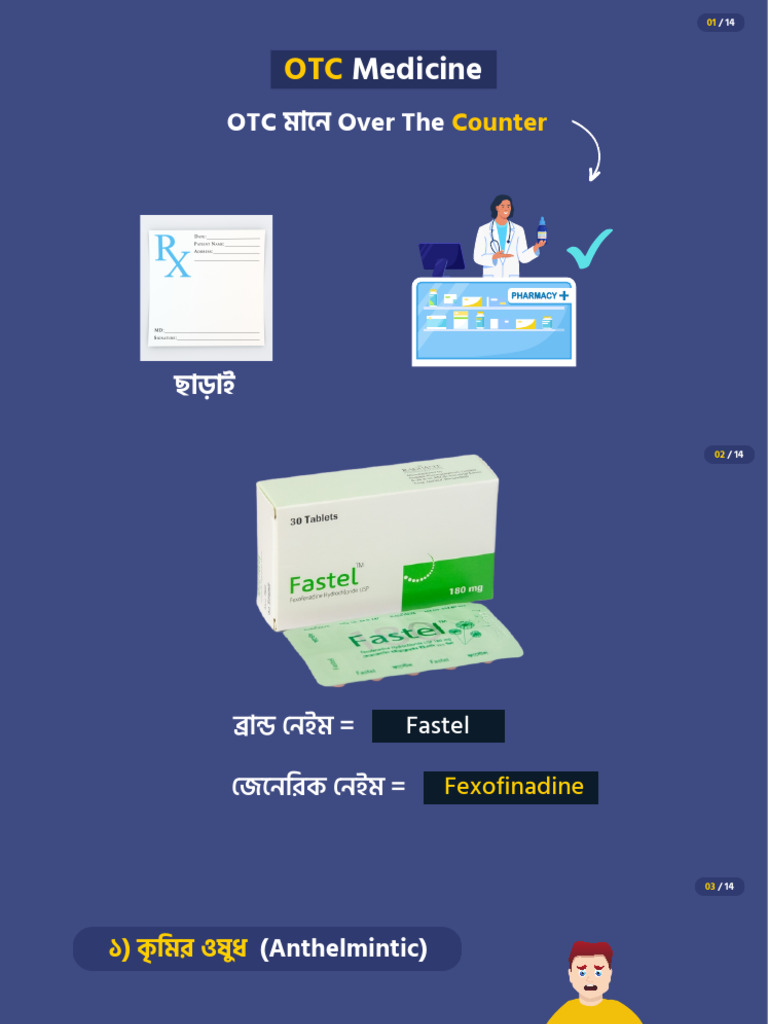 OTC Medicine Clear Concept | PDF