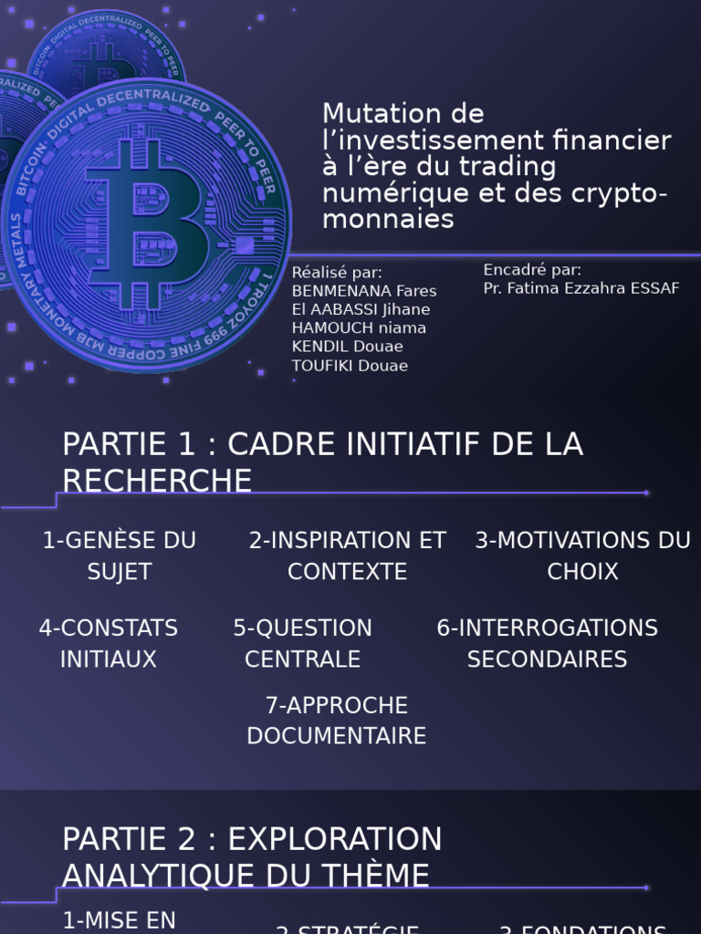 PPT Dossier d'Entreprise | PDF | Crytomonnaies | Économie
