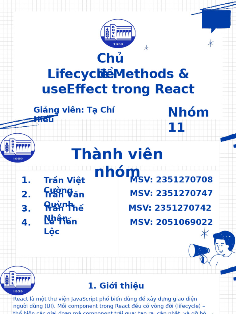 Lifecycle Methods & UseEffect Trong React | PDF