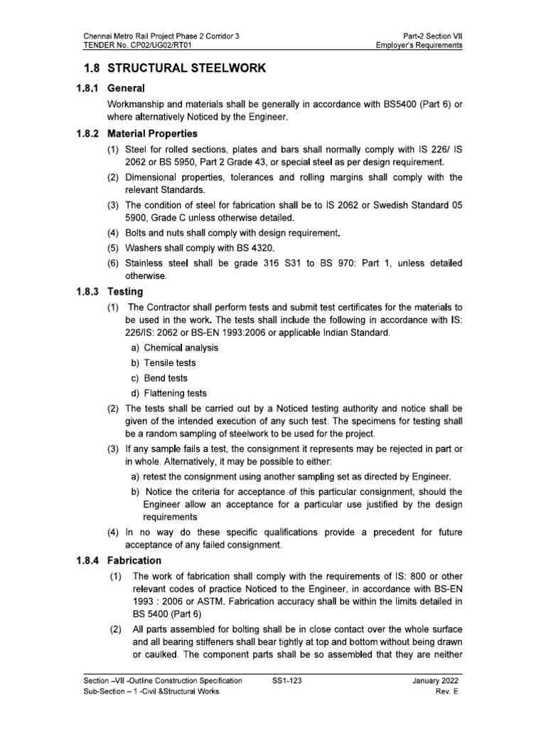 Structural Steel Works | PDF