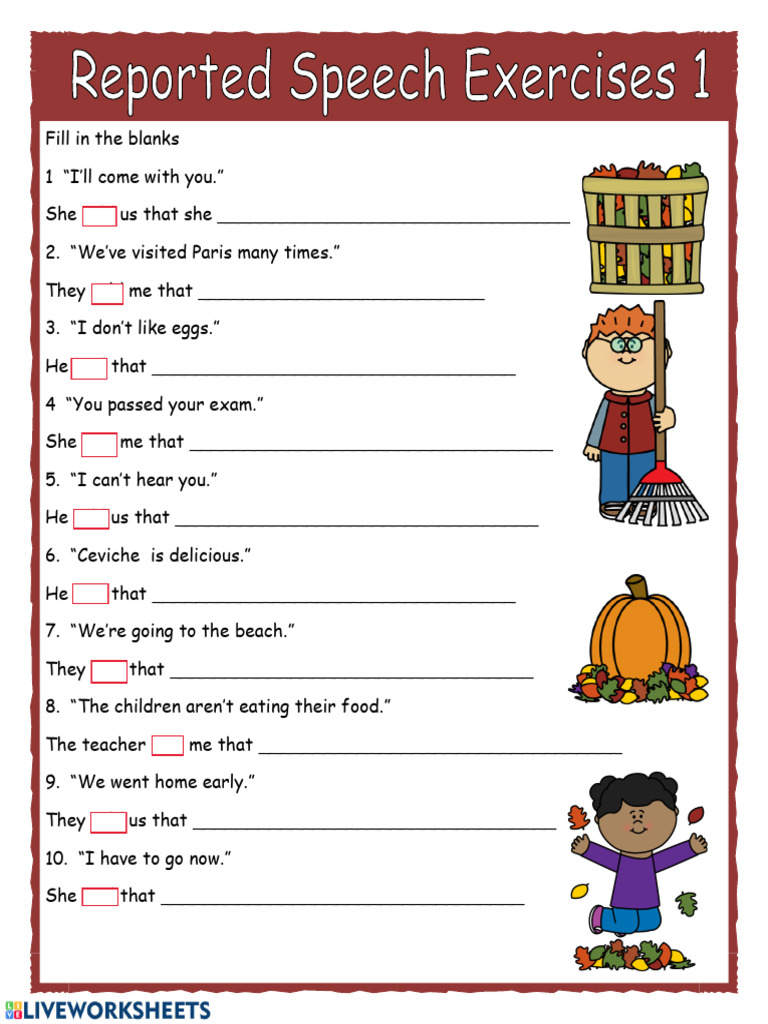 Reported Speech 1 (Present Simple) | PDF
