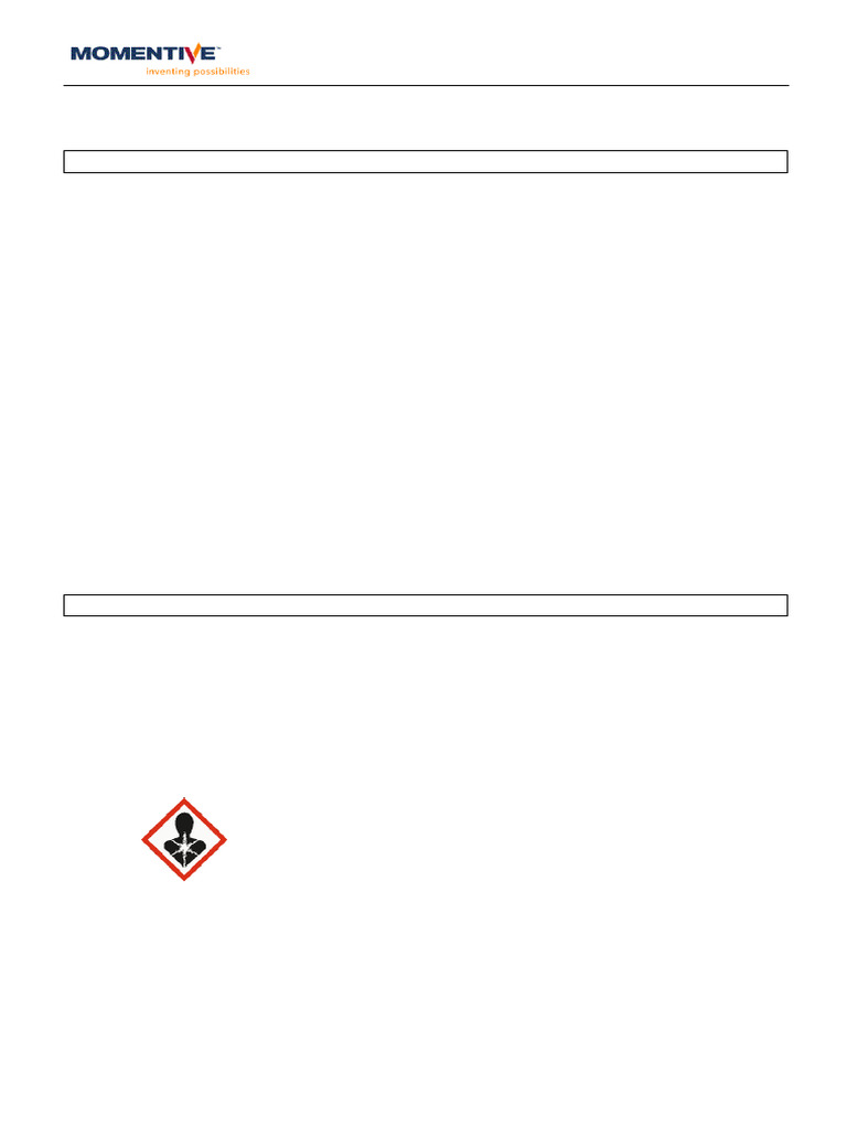 RTV 102 Safety Data Sheet Overview | PDF | Toxicity | Carcinogen