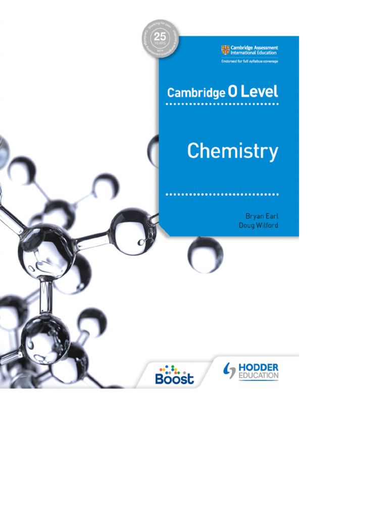 O Level Chemistry Hodder New Book From 2023 | PDF