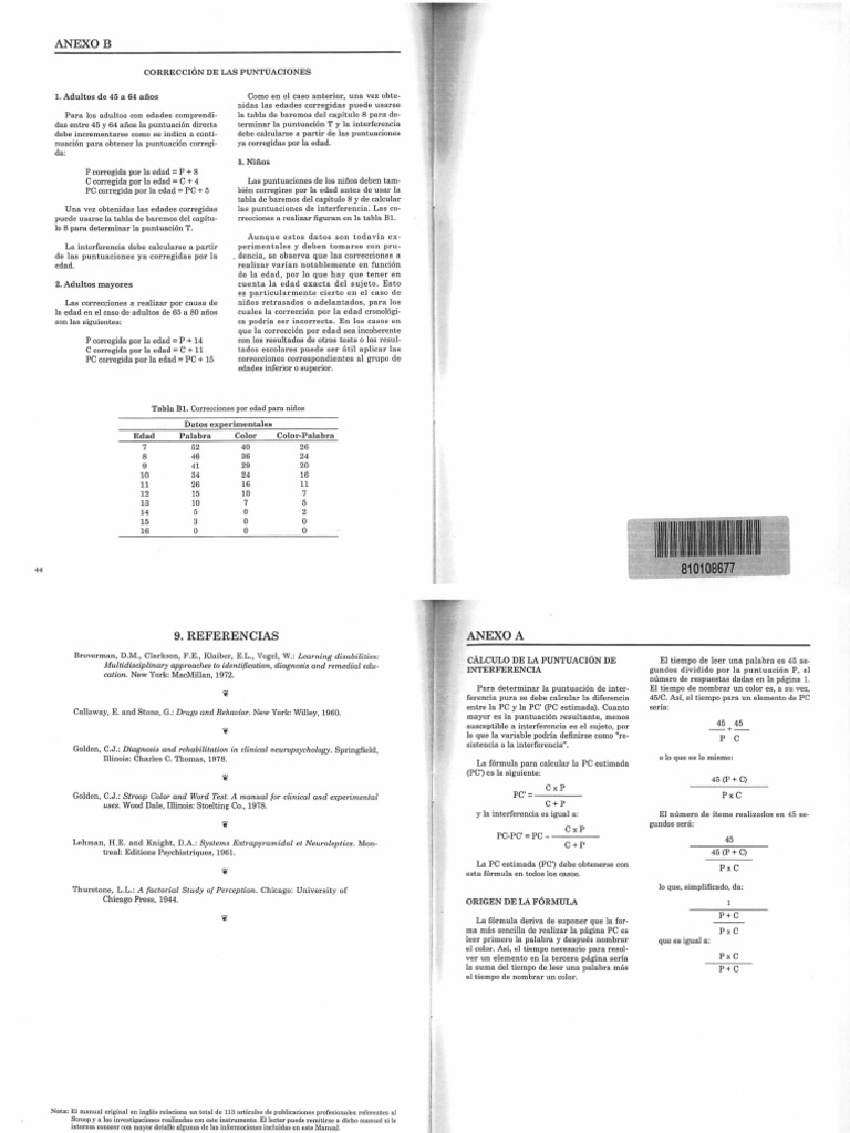 Stroop Test Pdf