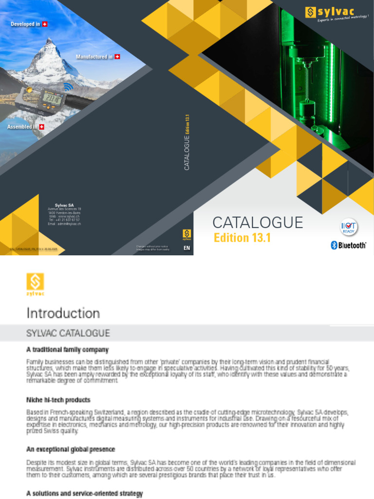 Sylvac 2025 Product Catalogues | PDF | Bluetooth | Usb