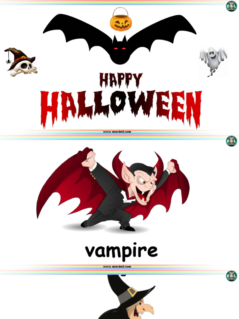 Halloween Flashcards | PDF