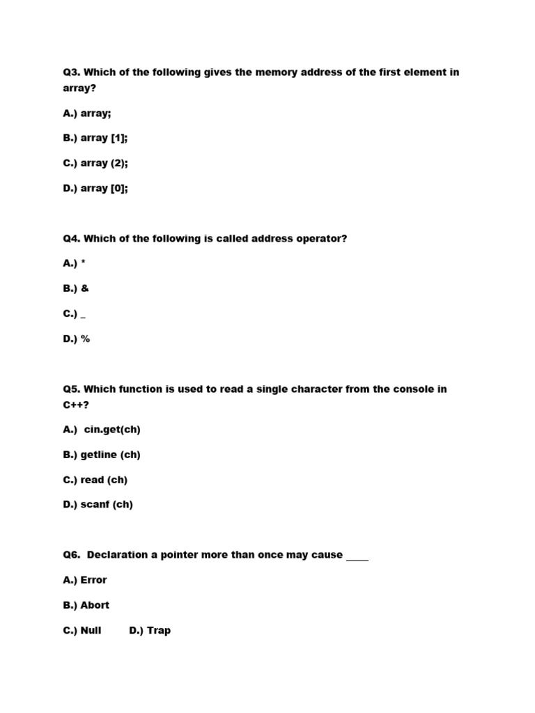 OAVS PGT Computer Science Question Paper | PDF | Computer Program ...