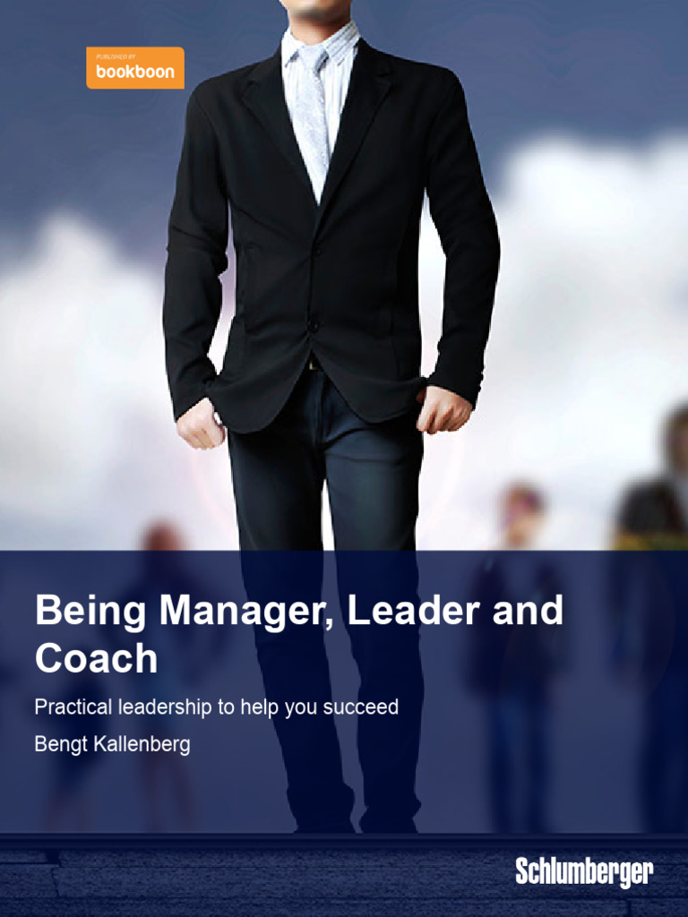 Being Manager Leader And Coach Pdf Goal Motivational
