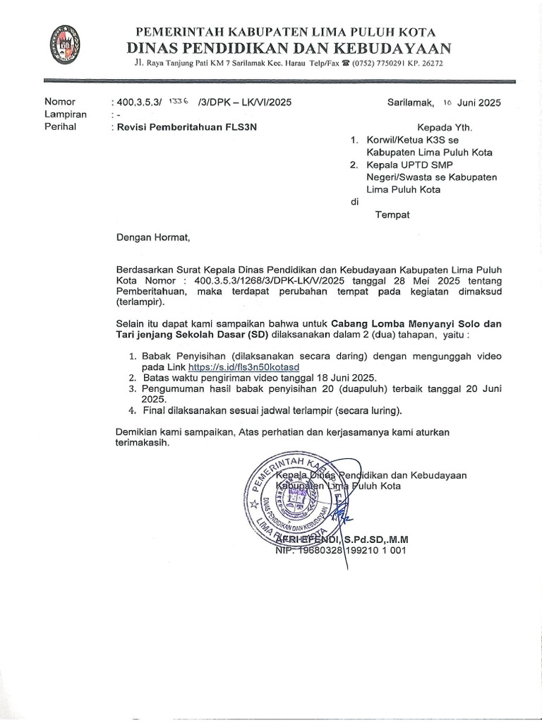 Revisi Fls3n Sd Smp Pdf