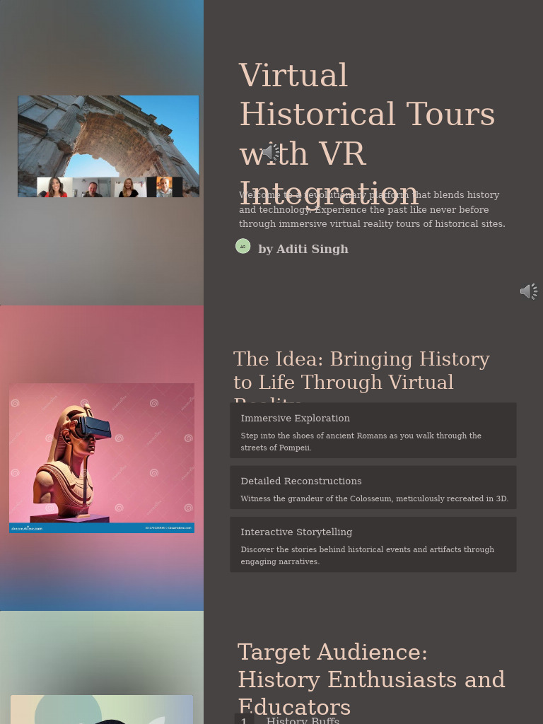 Virtual Historical Tours With VR Integration | PDF | Virtual Reality ...
