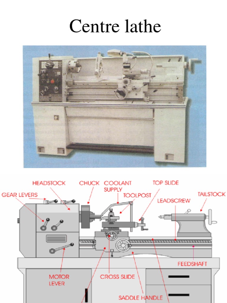 Centre Lathe Overview and Parts Guide | PDF | Home & Garden