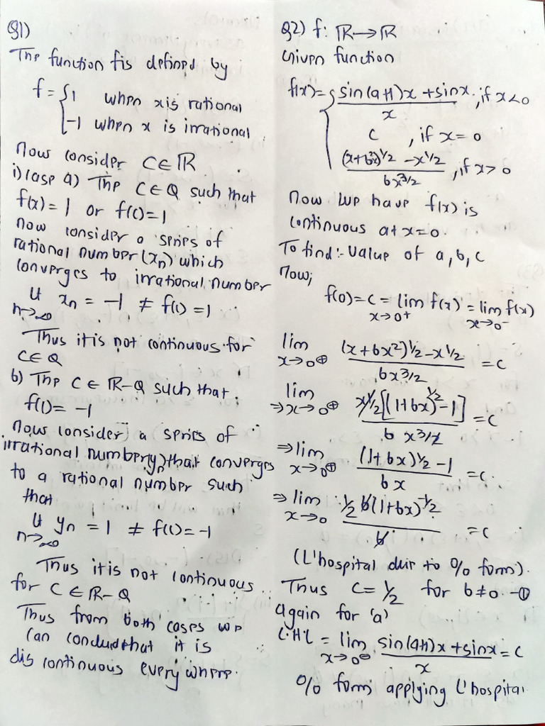 Understanding Continuity and Limits | PDF