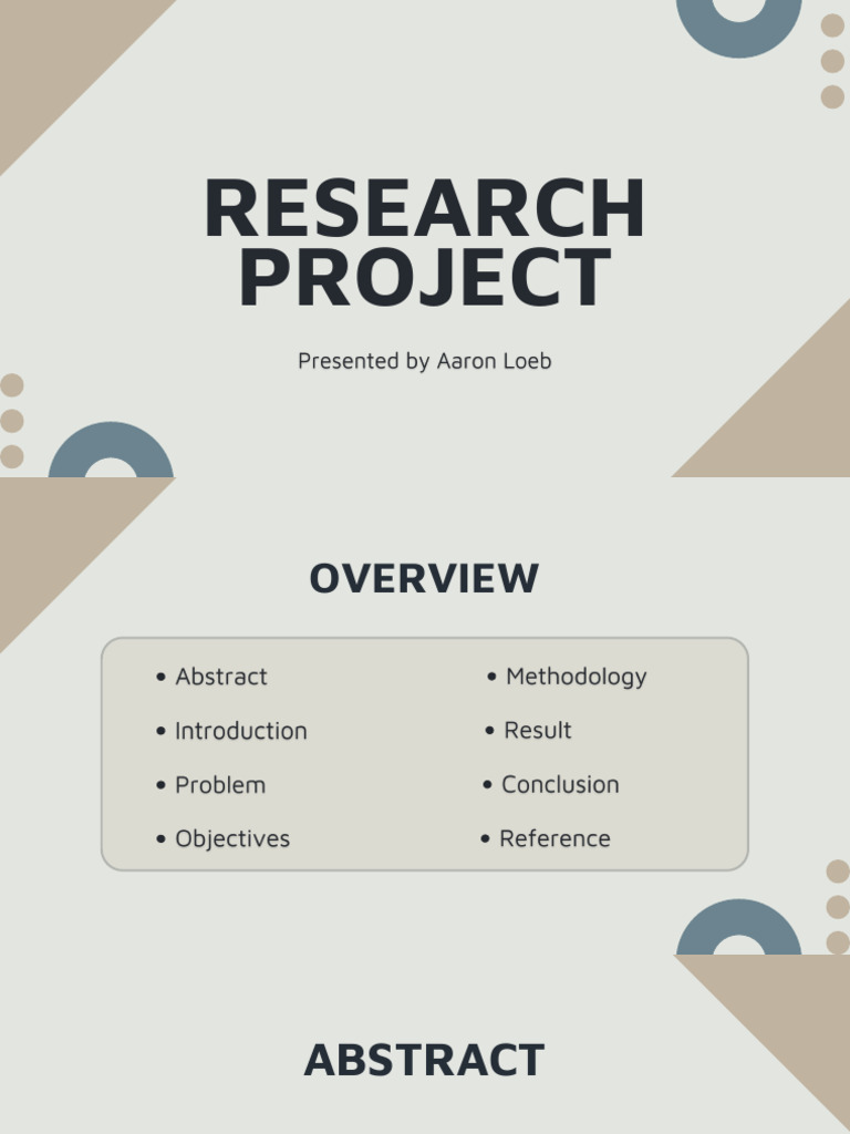 Research Project Overview and Results | PDF