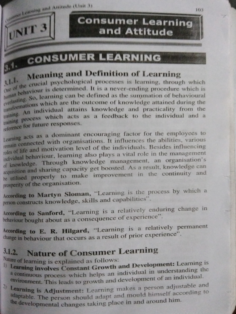 Understanding Consumer Learning Principles | PDF | Learning | Brand
