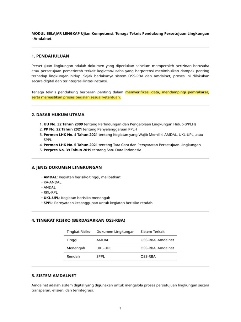 Modul Belajar Amdalnet | PDF