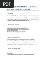 Class 11 BST Notes | PDF | Business | Partnership