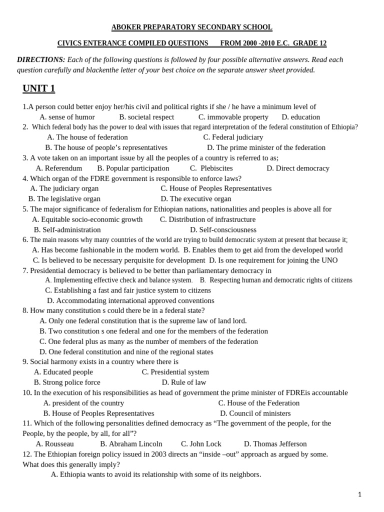 Civic Entrancr From g12 | PDF | Democracy | Political Ideologies