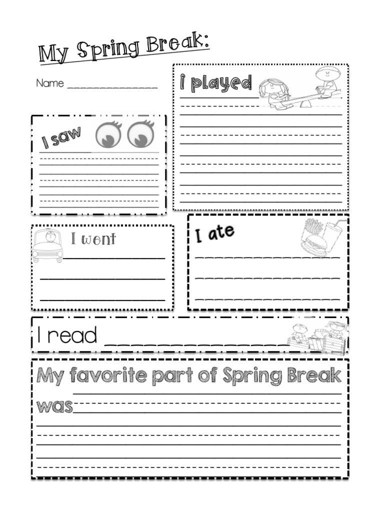 SpringBreakWriting 1 | PDF