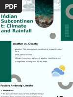Class Ix Geography Chapter-4 Climate | PDF | Monsoon | Rain