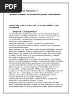 ADF System Overview for Aircraft Navigation | PDF | Antenna (Radio ...
