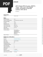 APC SRT5KXLI UPS Specifications | PDF | Electrical Engineering ...