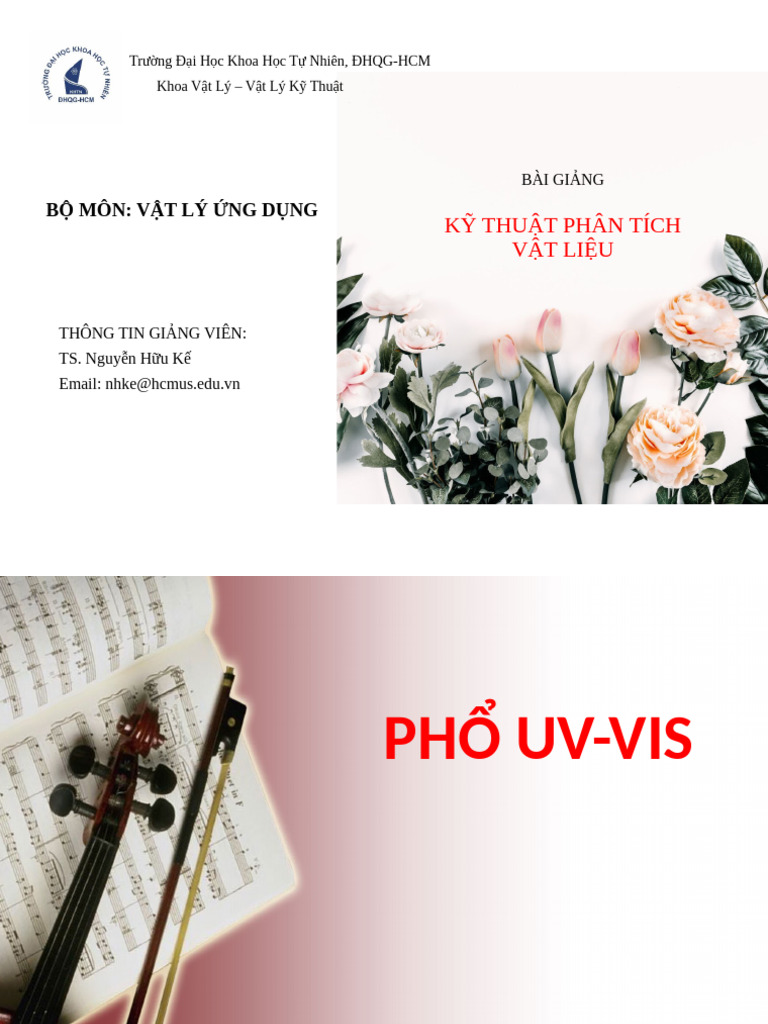 Bài 2 PH Uv-Vis | PDF