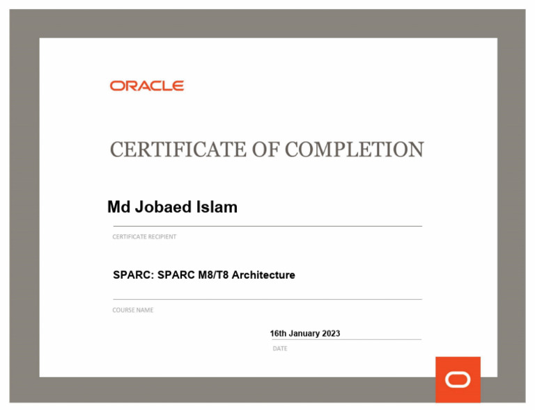 SPARC M8-T8 Architecture | PDF