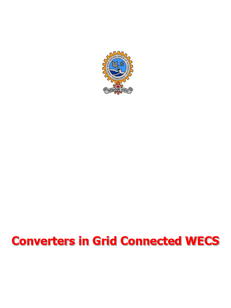 Lecture29 - Converters Used in WECS | PDF