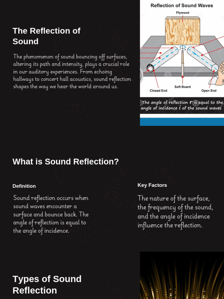 Understanding Sound Reflection Dynamics | PDF | Reflection (Physics ...
