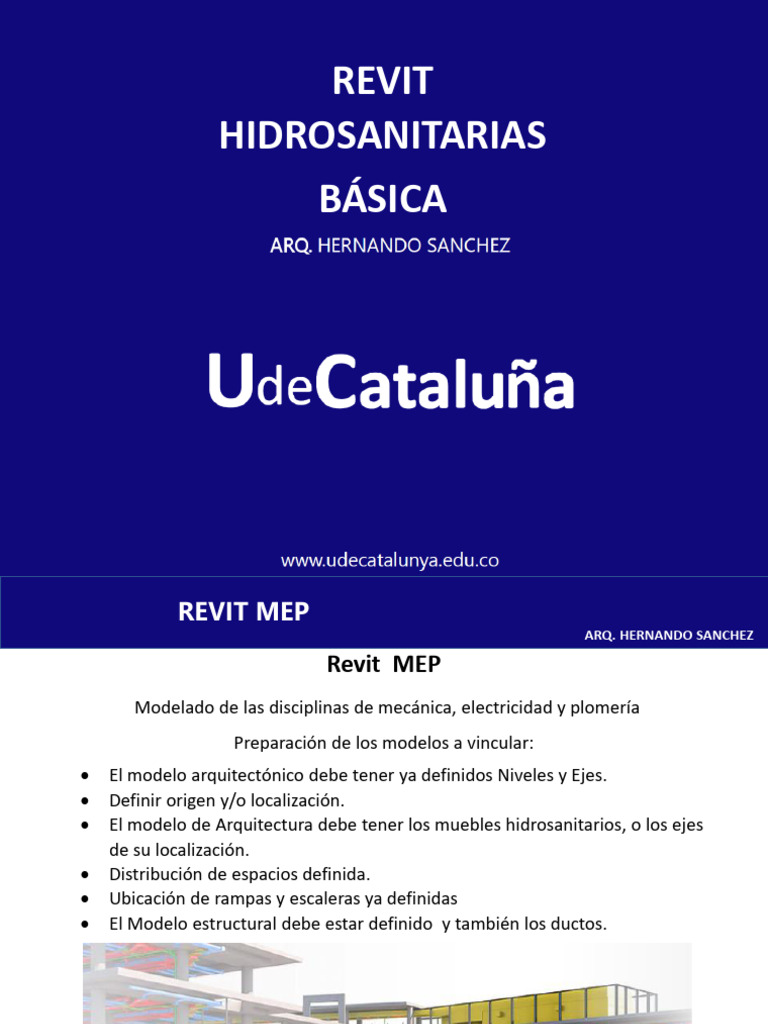 Guía de Revit MEP 2023: Hidrosanitarias | PDF | Autodesk Revit