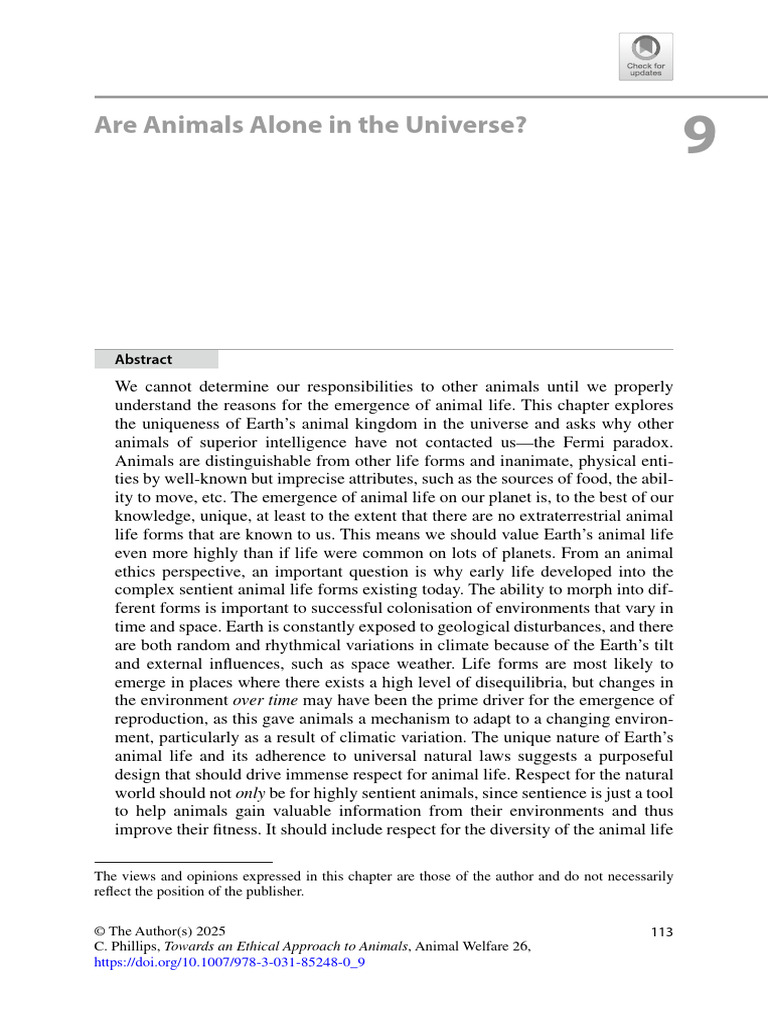 Ethical Perspectives on Animal Life | PDF | Extraterrestrial Life | Life