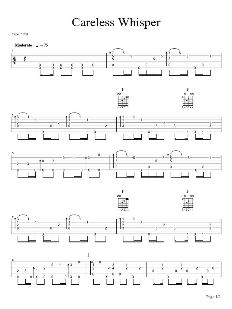 Careless Whisper | PDF