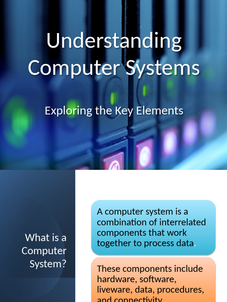 Understanding Liveware in Computer Systems | PDF | Computer Hardware ...