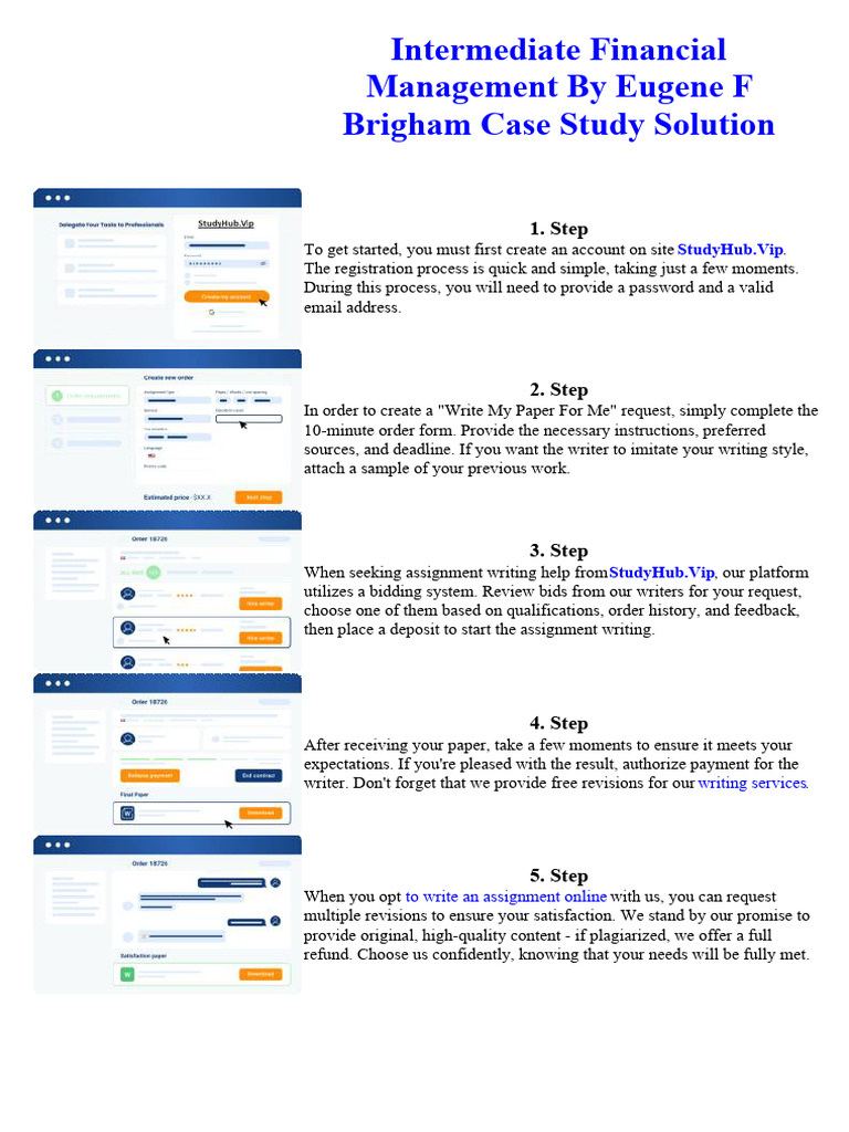 Intermediate Financial Management by Eugene F Brigham Case Study ...