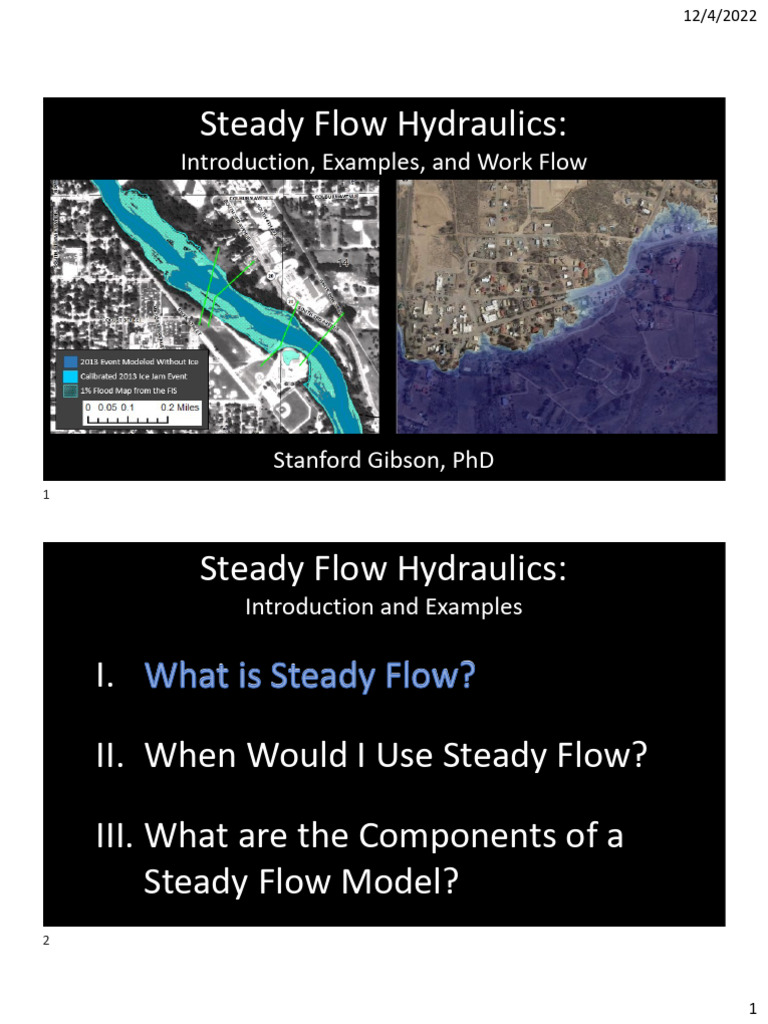 1.1 L-Steady Flow Overview | PDF | Rio Grande | Civil Engineering