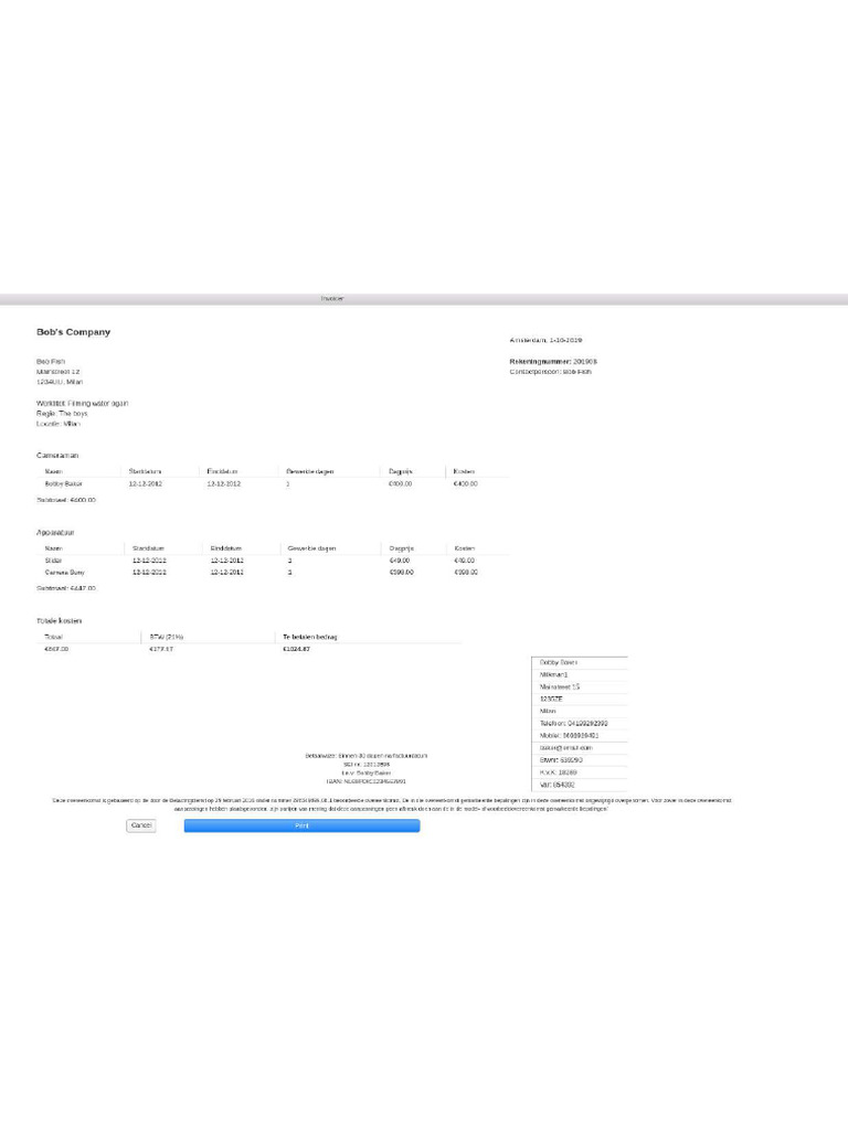 Invoice View Example | PDF