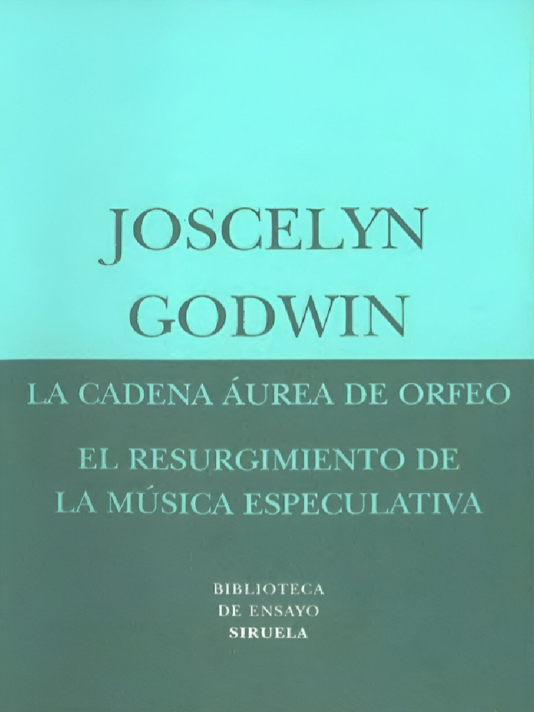 La Cadena Áurea de Orfeo - Joselyn Godwin | PDF