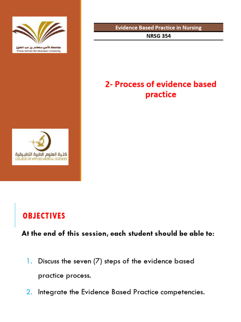 Evidence-Based Practice Steps in Nursing | PDF | Systematic Review ...