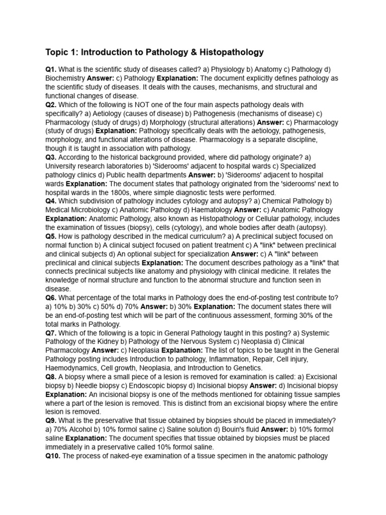 Histopathology Block1 MBBS2K25. | PDF | Genetic Disorder | Wound Healing