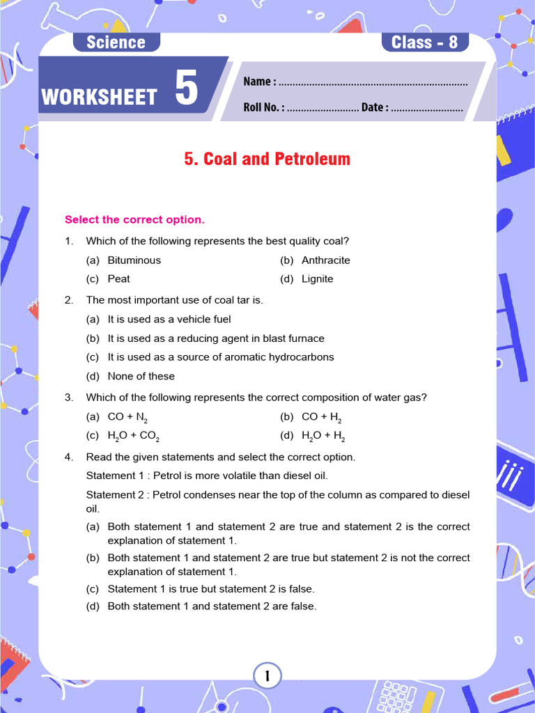 Class 10th Science, SST and Maths Study Material | PDF | Coal | Petroleum